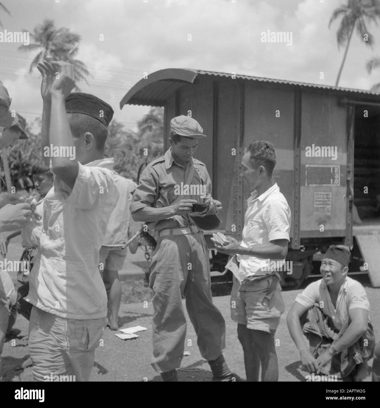 War volunteers in Malacca and Indonesia Indonesian train travelers are ...