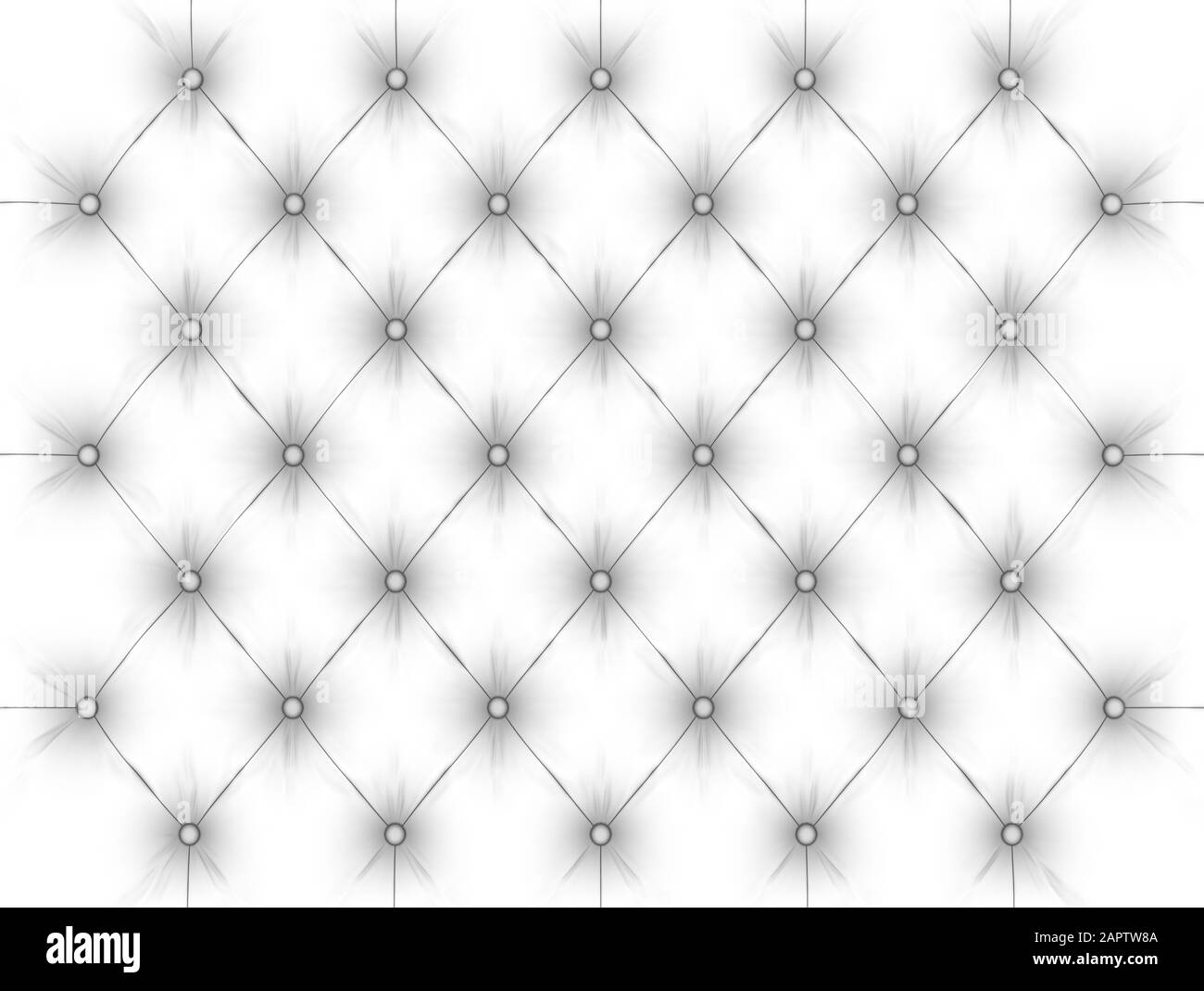 A gray capitone leather 3d rendering Stock Photo - Alamy