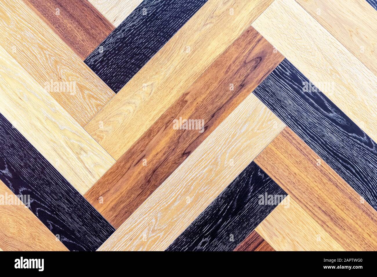 Wooden parquet boards of different colors. Wood background for design ...