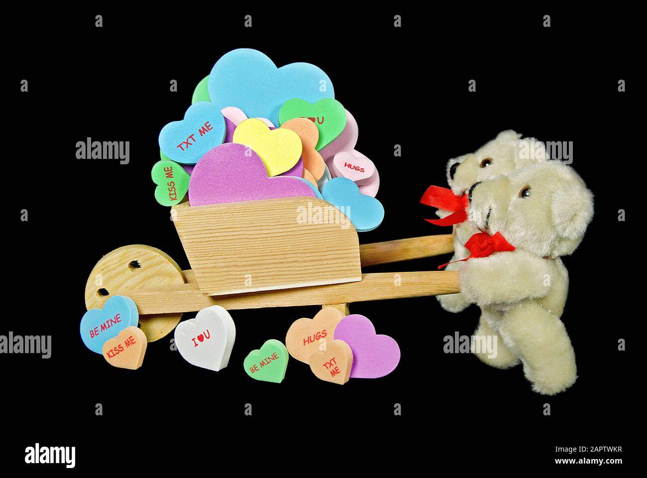 Love message teddy bear hi-res stock photography and images - Alamy