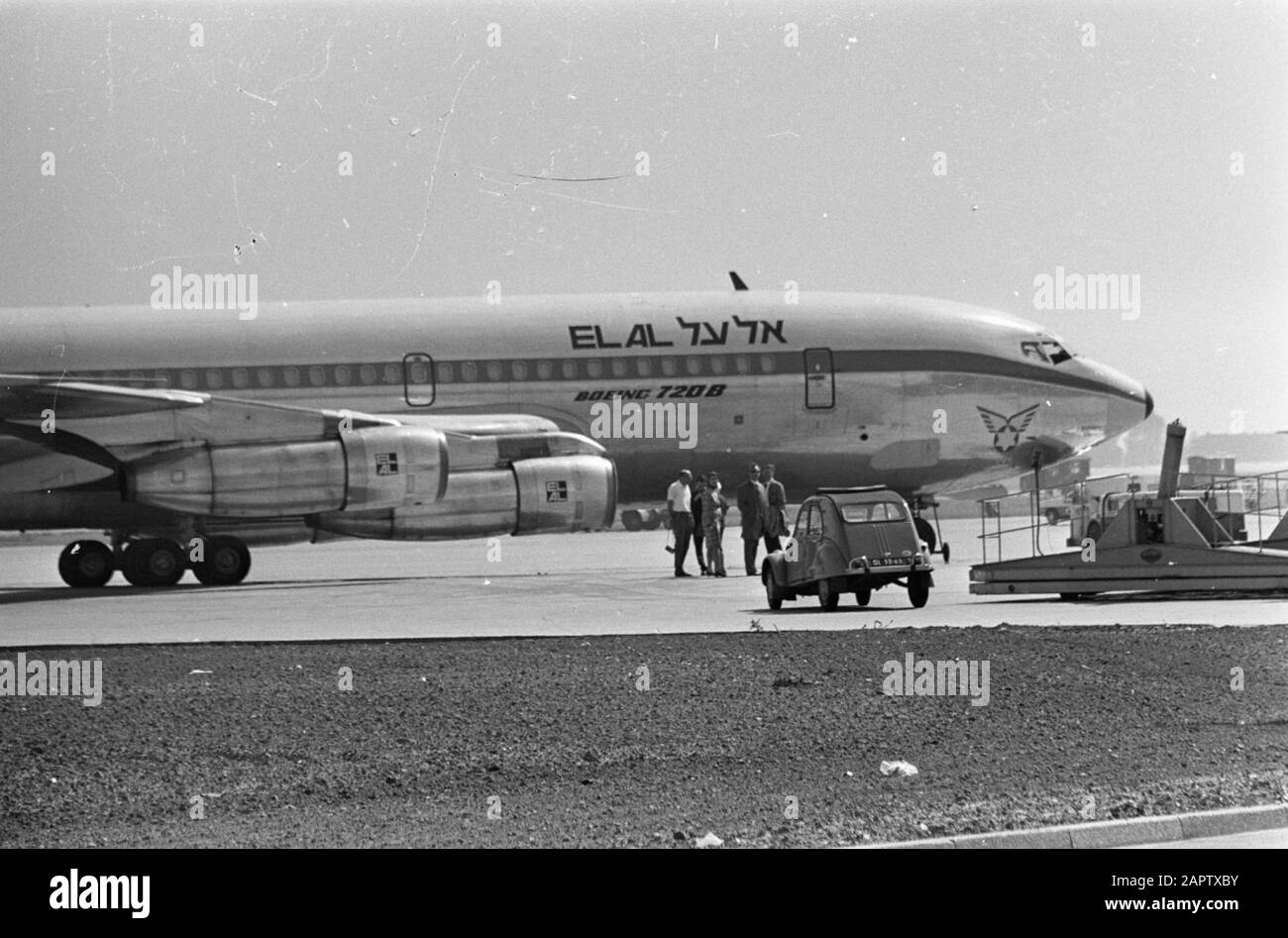 Israeli plane with blood plasma at Schiphol Airport Stock Photo - Alamy