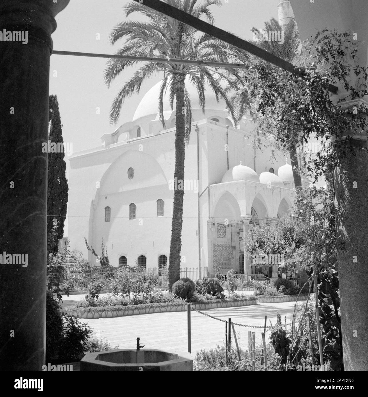 Israel 1964-1965: Akko (Acre), El Jezzar Mosque. Annotation: El Jezzar ...