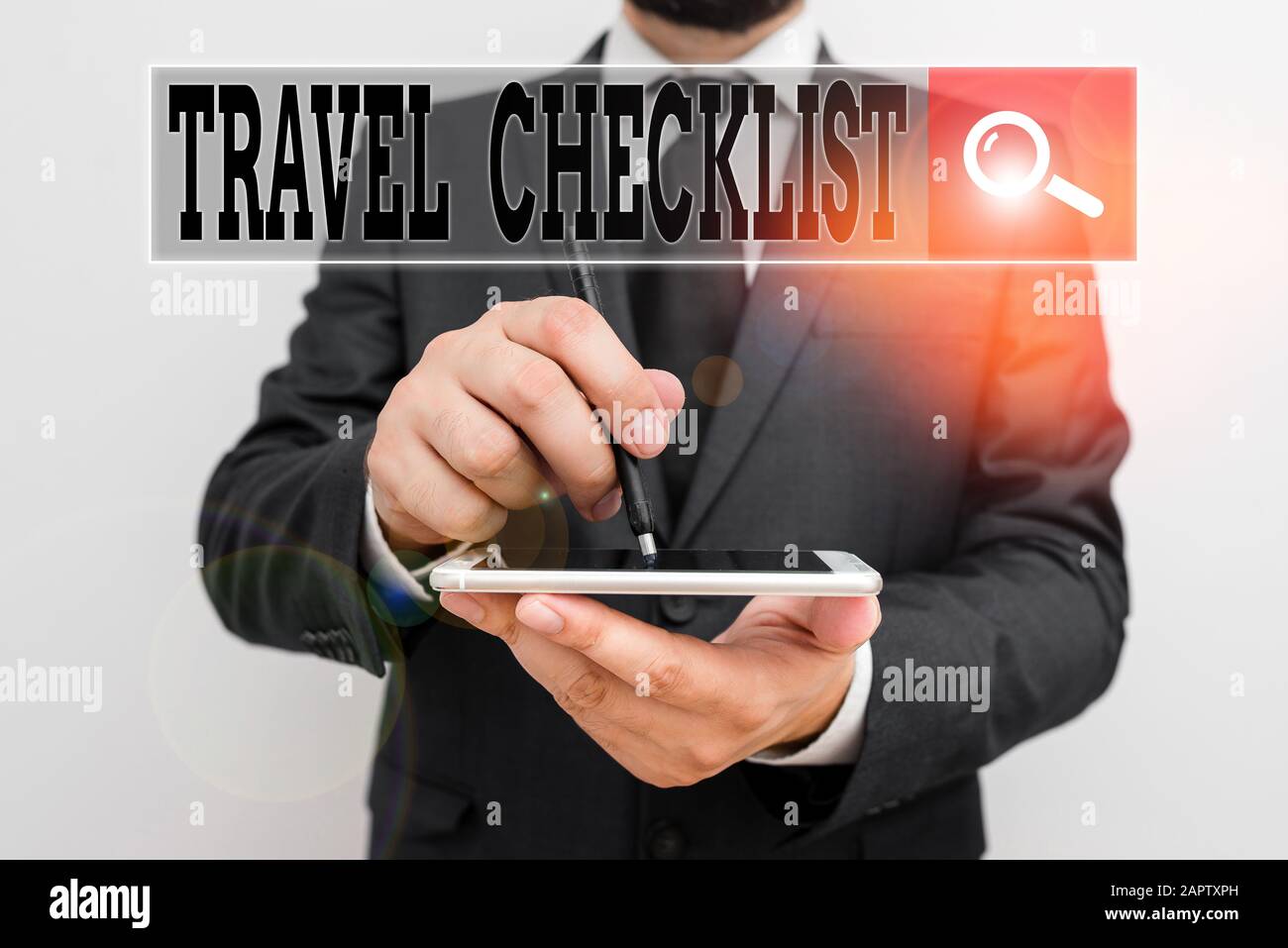 Handwriting text writing Travel Checklist. Conceptual photo a list of ...