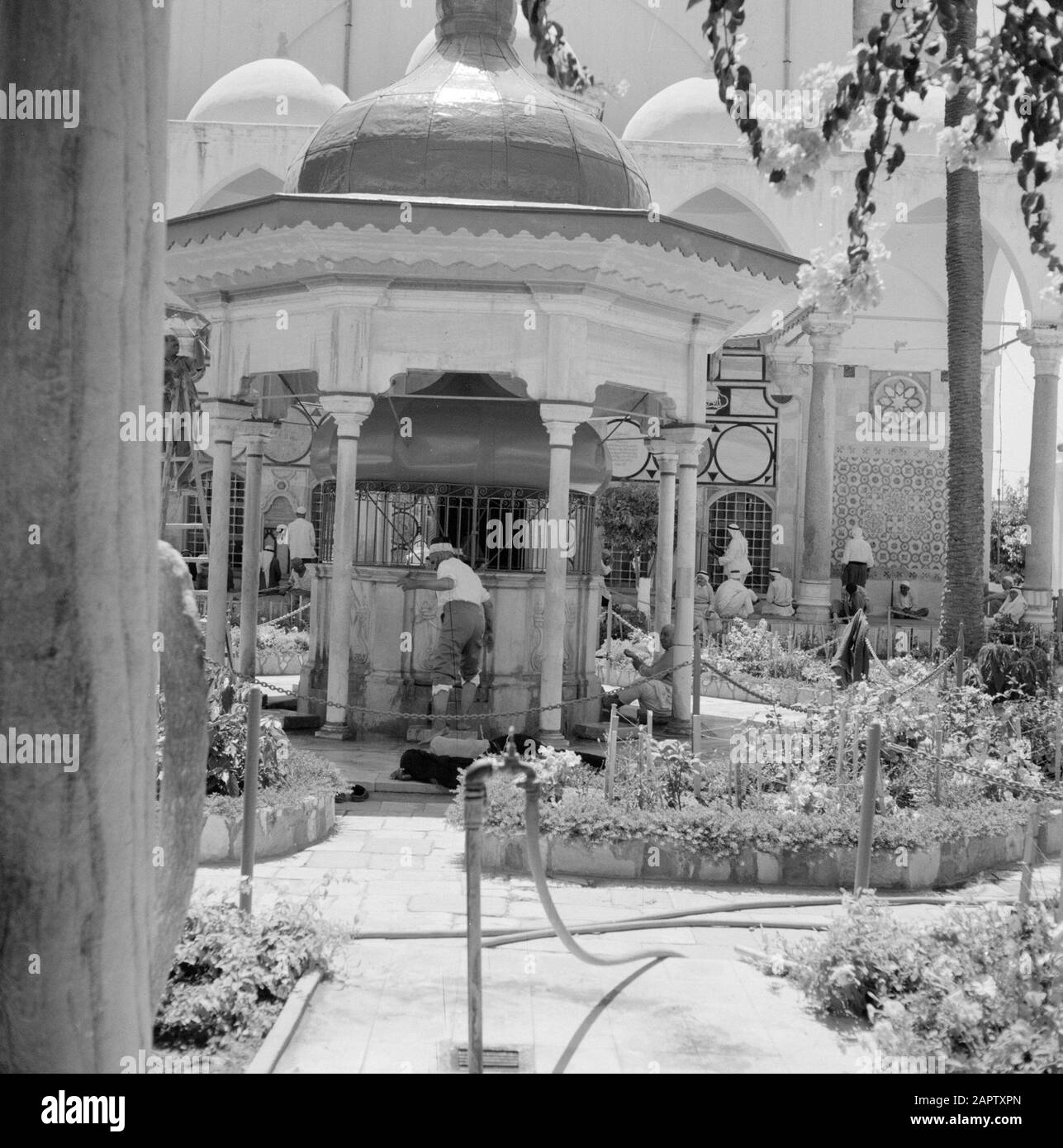 Israel 1964-1965: Akko (Acre), El Jezzar Mosque. Annotation: El Jezzar ...