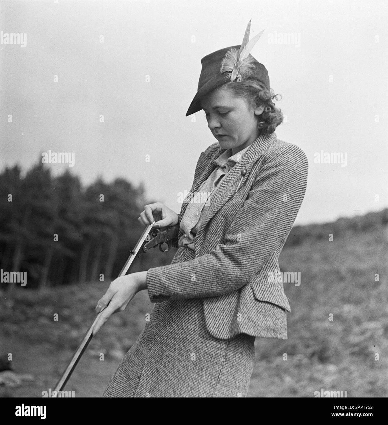 Scottish hunting estate Black and White Stock Photos & Images - Alamy