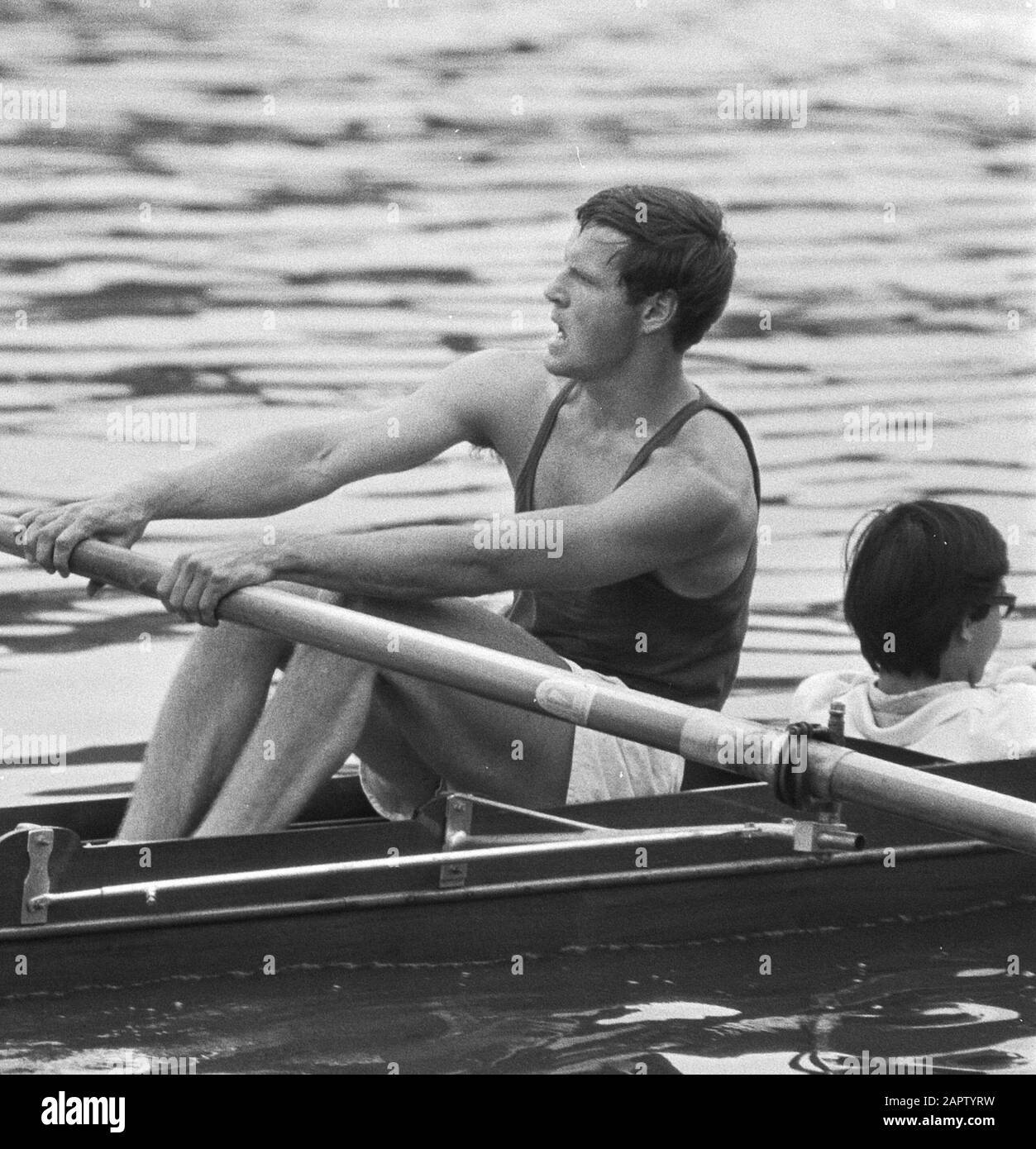 Men's National Rowing Championships at Bosbaan, two with helmsman J. W ...