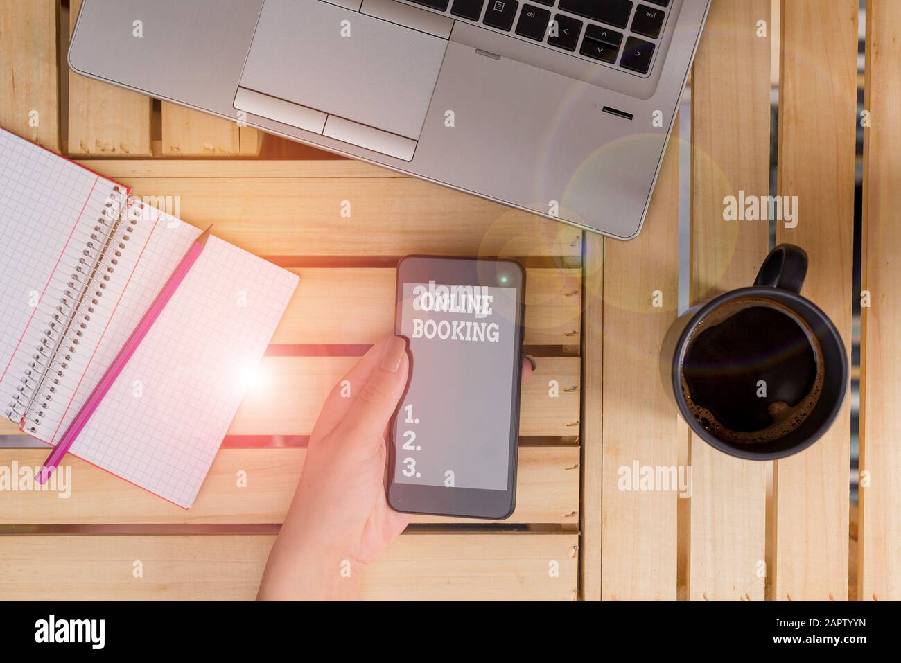 Conceptual hand writing showing Online Booking. Concept meaning tool ...