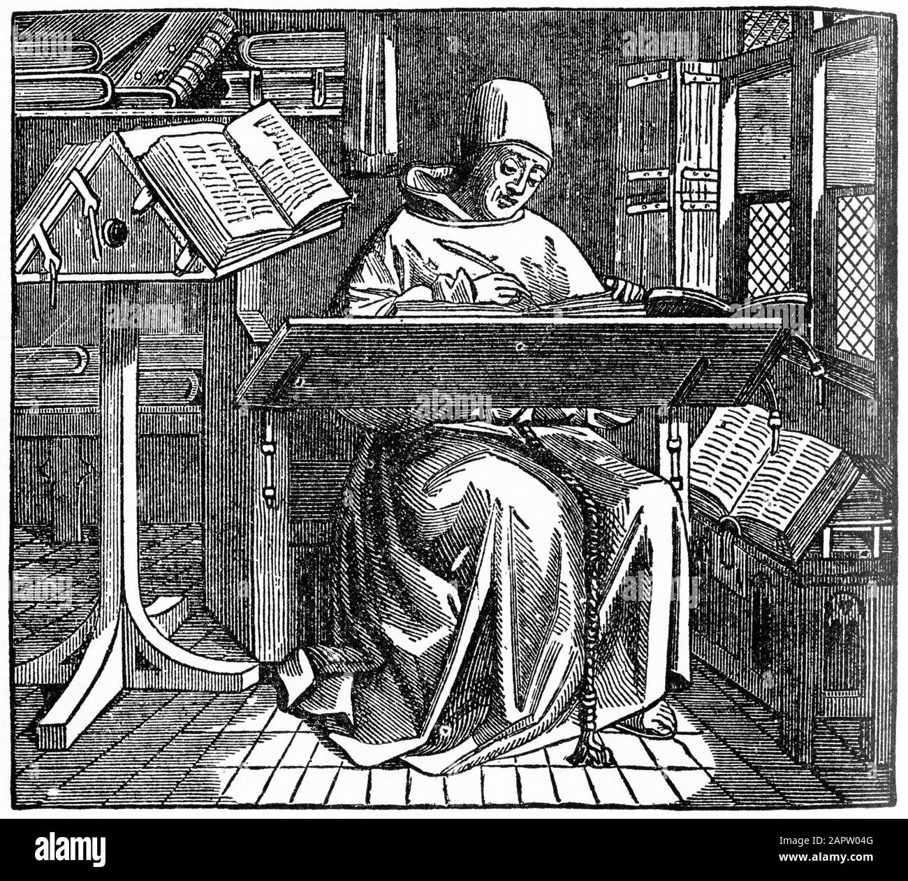 Scriptorium monastery Cut Out Stock Images & Pictures - Alamy