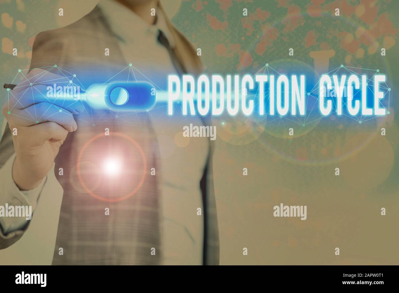 Handwriting text writing Production Cycle. Conceptual photo conversion ...