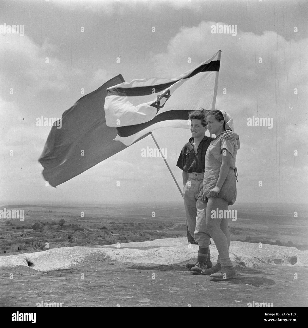 Flags of israel Black and White Stock Photos & Images - Alamy