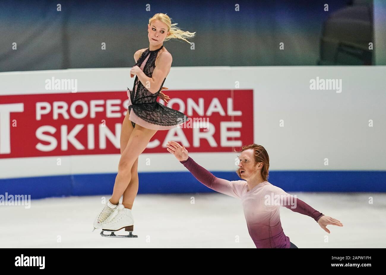 Steiermarkhalle, Graz, Austria. 24th Jan, 2020. Evgenia Tarasova and ...
