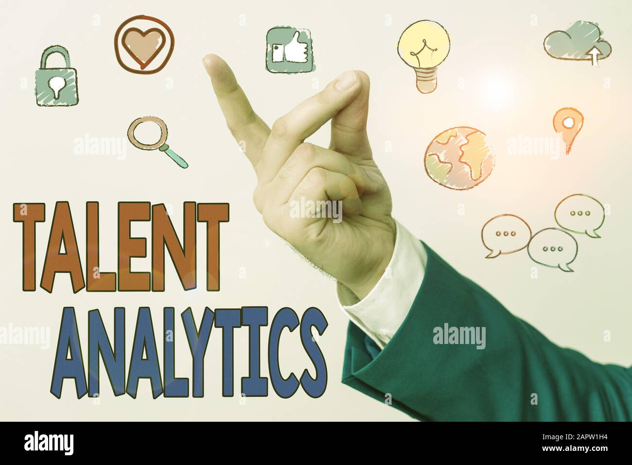 Word writing text Talent Analytics. Business photo showcasing data ...