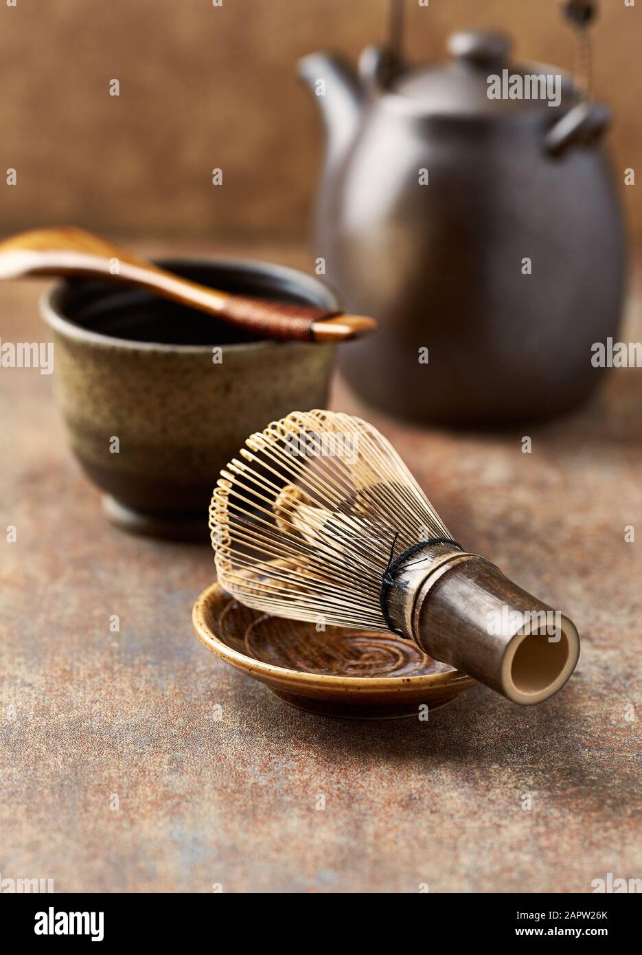 Matcha Traditional Ceremonial Set Stock Photo - Alamy