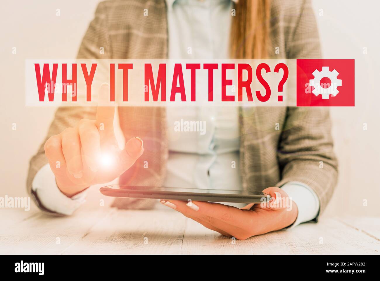 Word writing text Why It Matters Question. Business photo showcasing ...