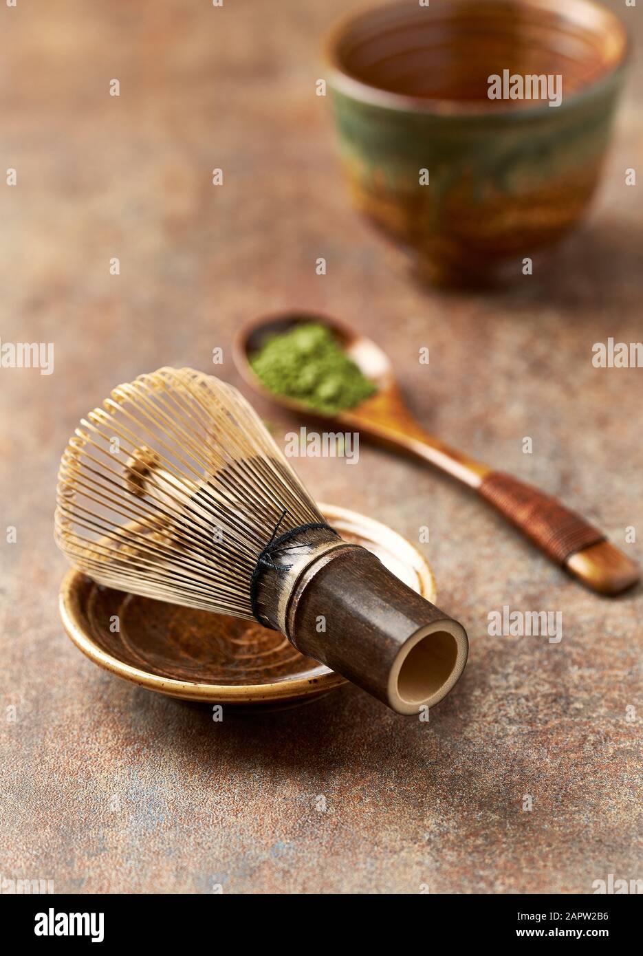 Matcha Traditional Ceremonial Set Stock Photo - Alamy