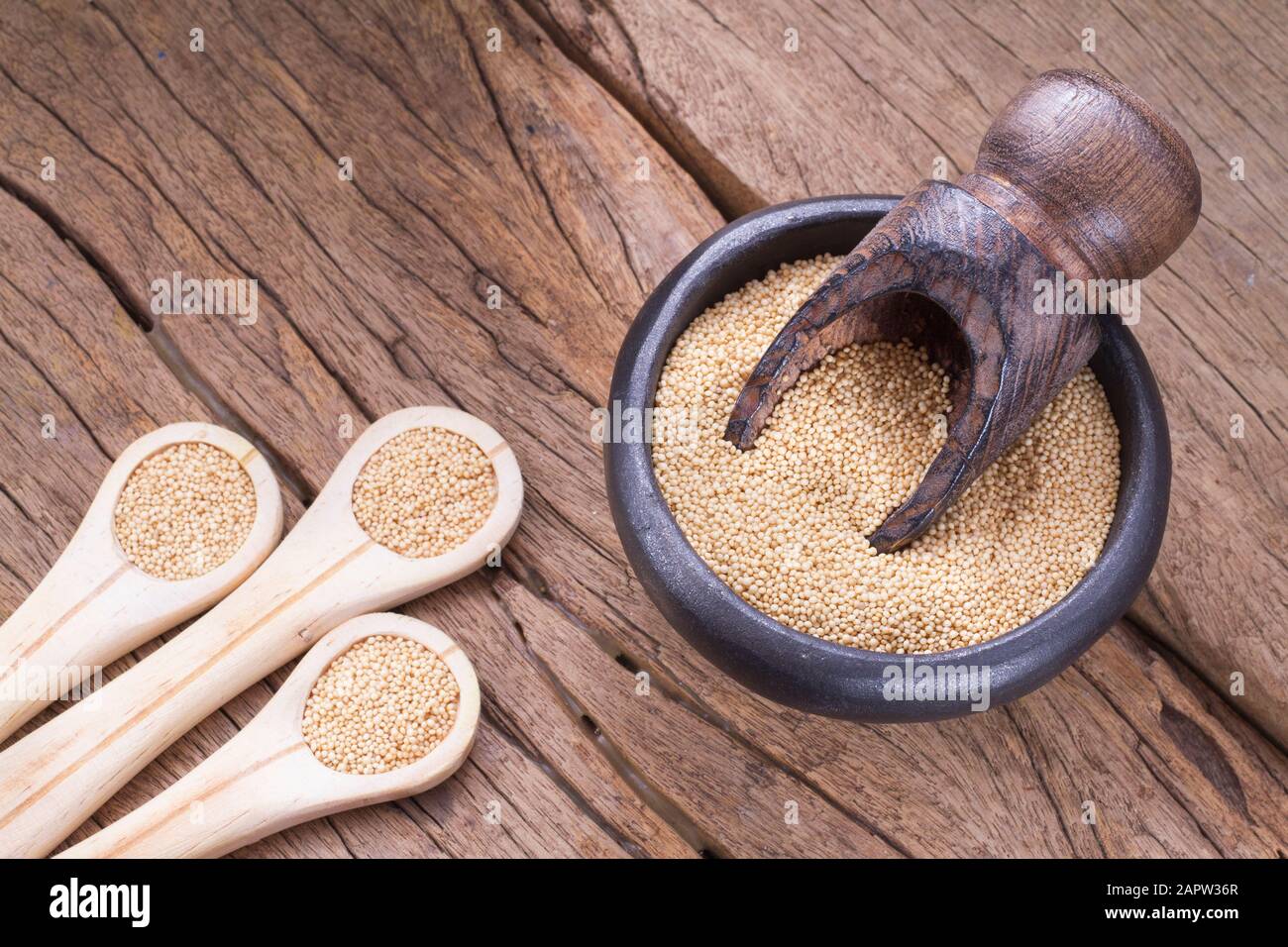 grains and amaranth energetic bar on the table - Amaranthus Stock Photo ...