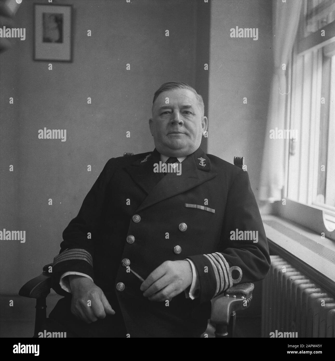 P [Portraits/Persons]/Anefo London series Captain at Sea H. Shredding ...