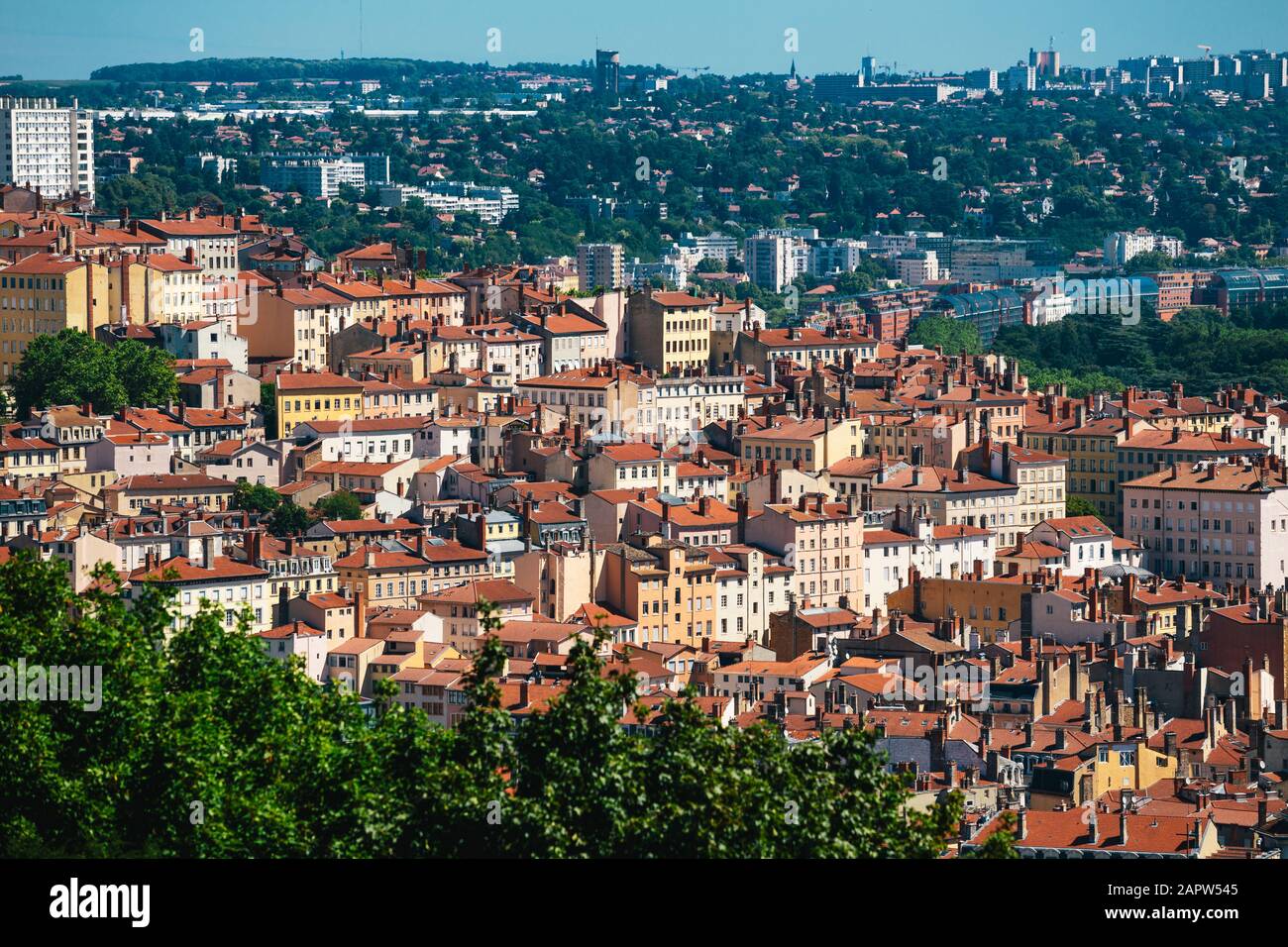 Lyon panorama elevated view hi-res stock photography and images - Alamy