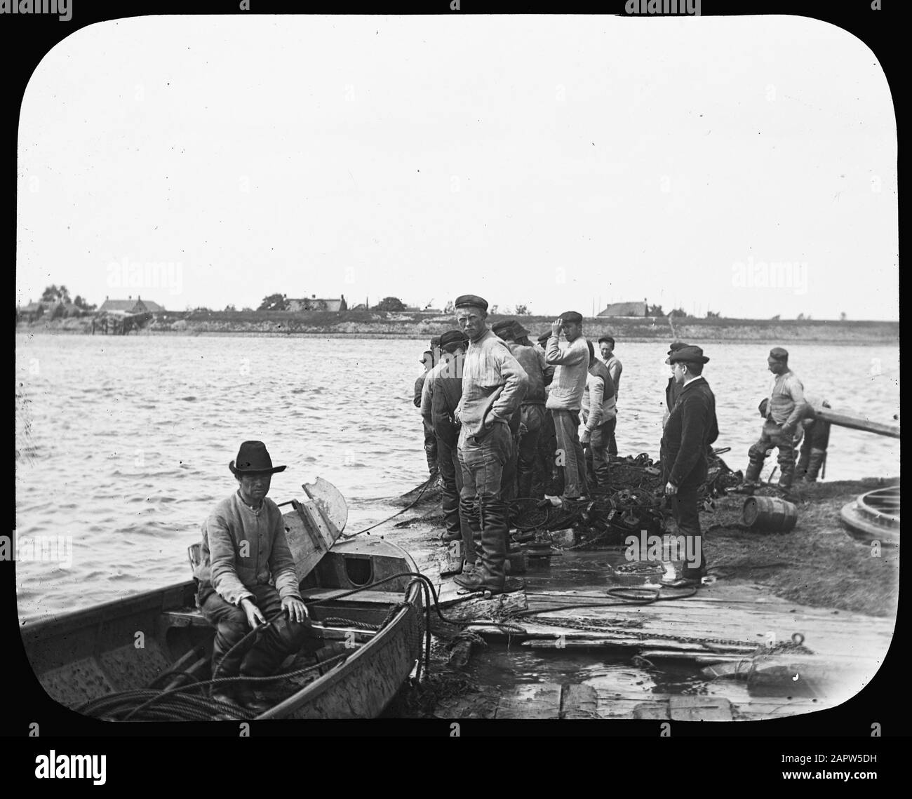 Traditional river based economy Black and White Stock Photos & Images ...
