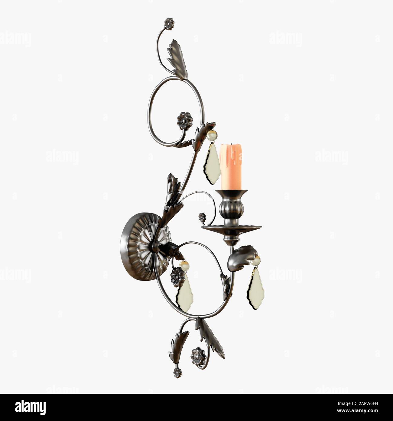 Candle light a room Cut Out Stock Images & Pictures - Alamy