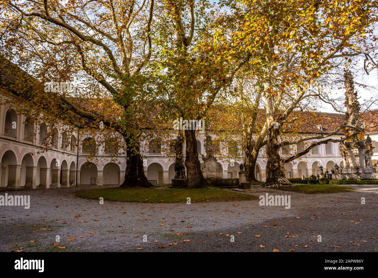 Abbey of the Holy Cross is a Cistercian monastery in Vienna woods. It ...