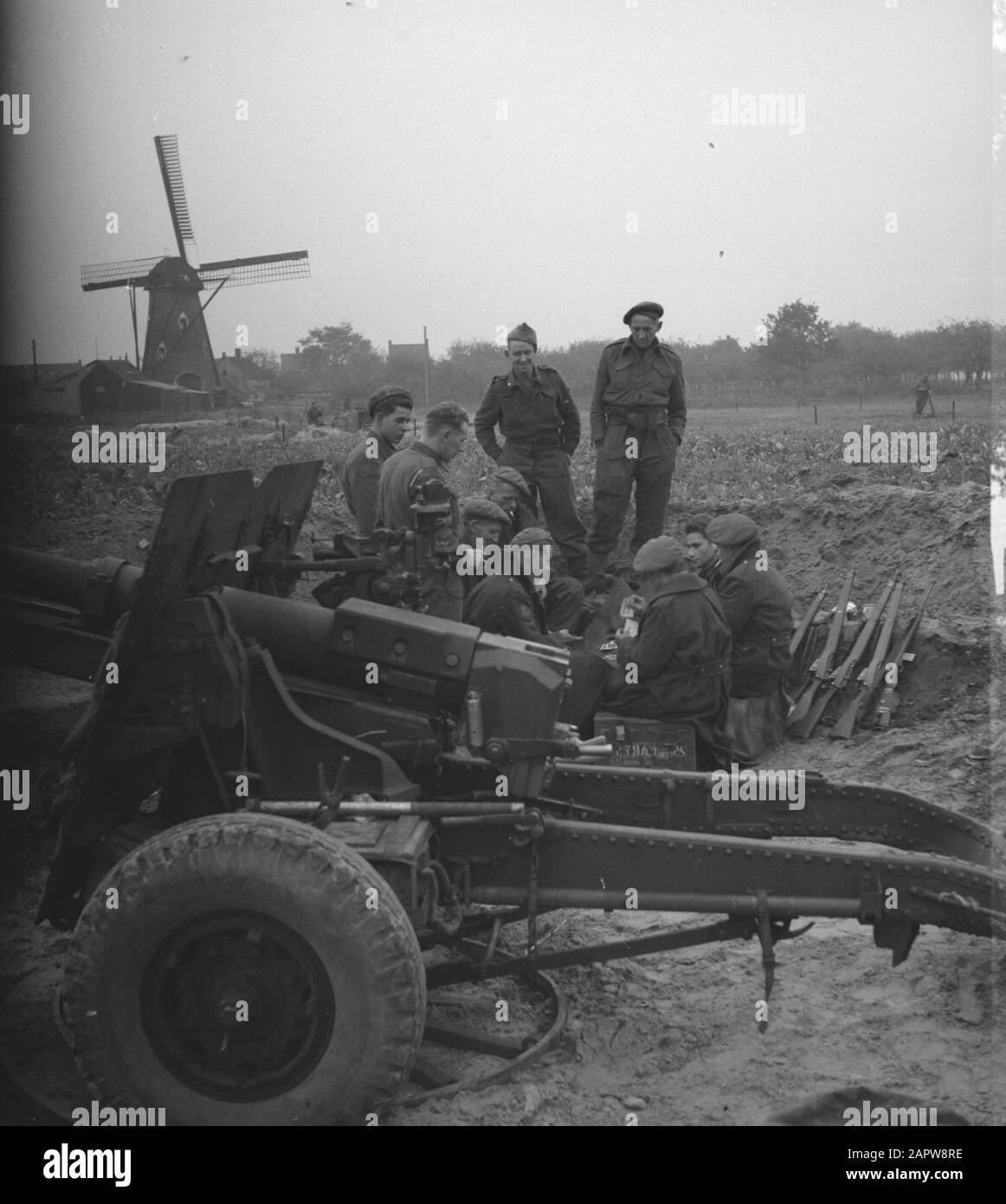 Royal Dutch Princess Irene Brigade in the Netherlands. The road Tilburg ...