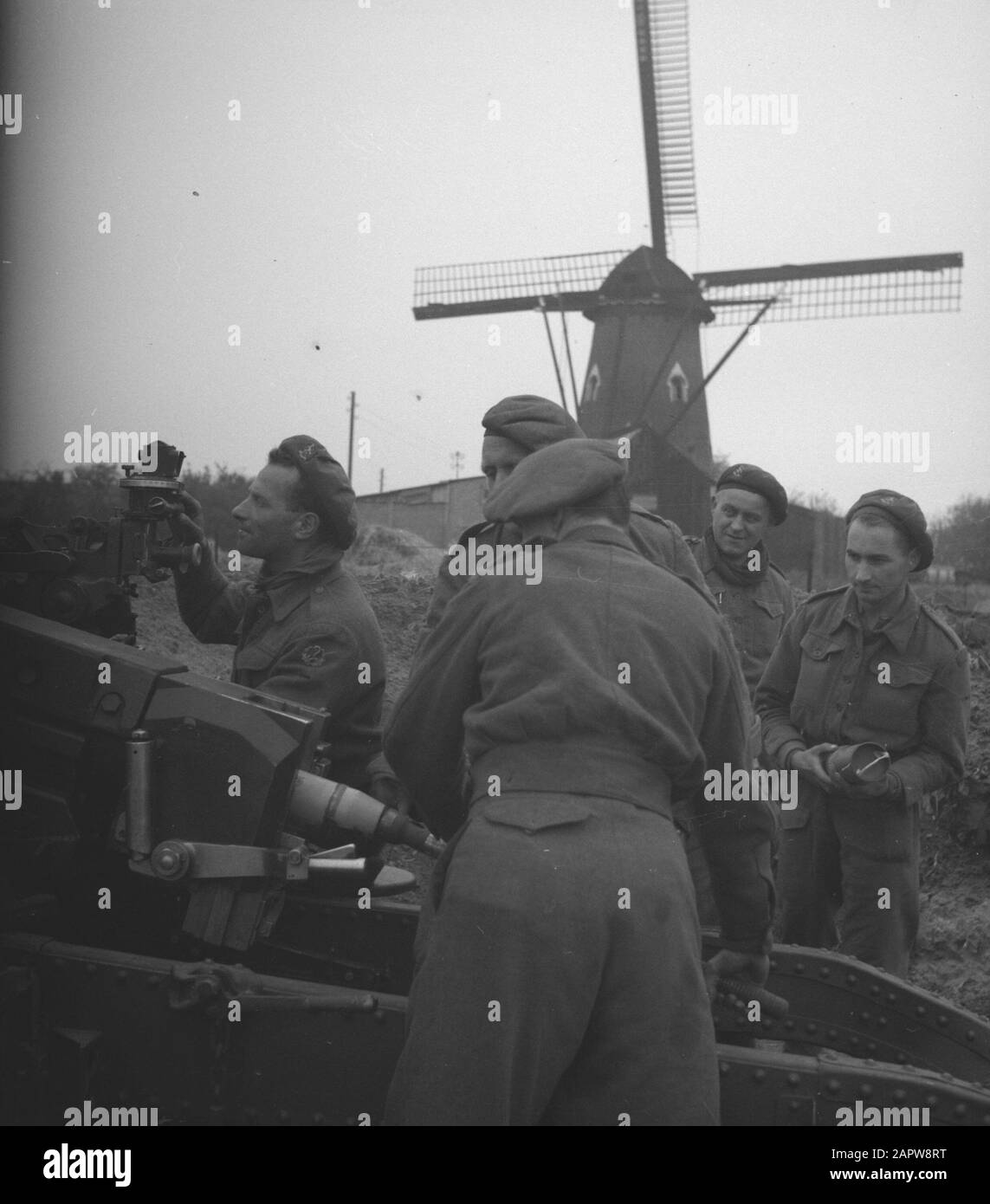 Royal Dutch Princess Irene Brigade in the Netherlands. The road Tilburg ...