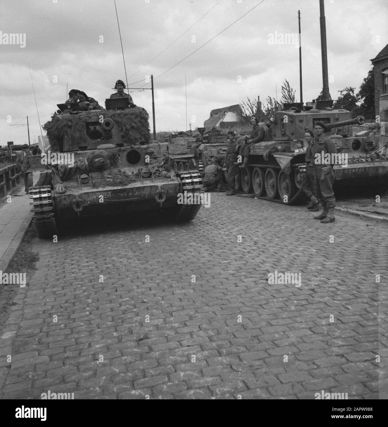 Royal Dutch Princess Irene Brigade. Belgium [tanks] Date: September ...