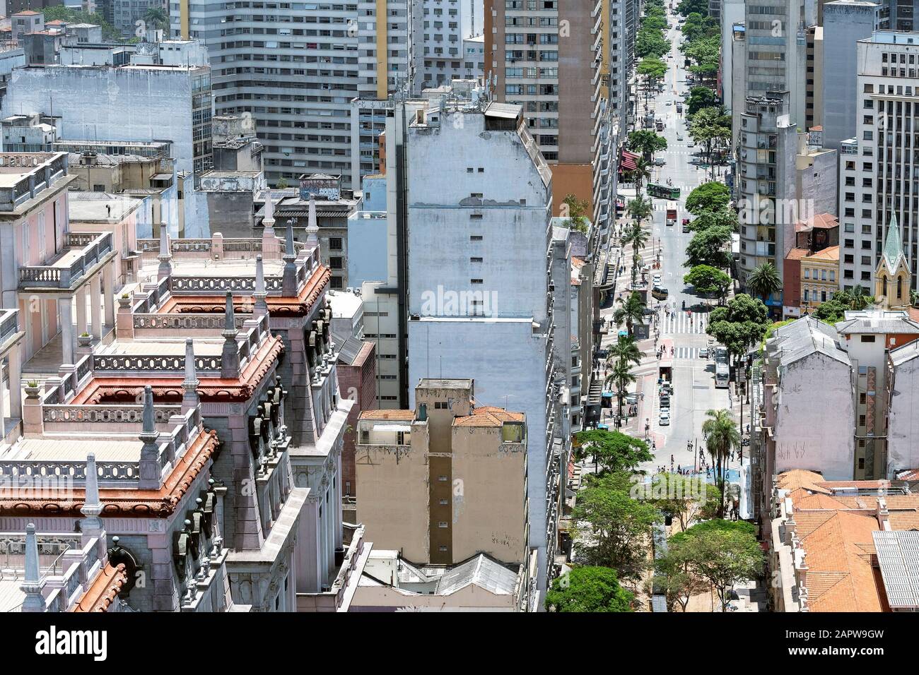 Sao Paulo SP, Brazil - November 22, 2019: View of part of Edificio ...
