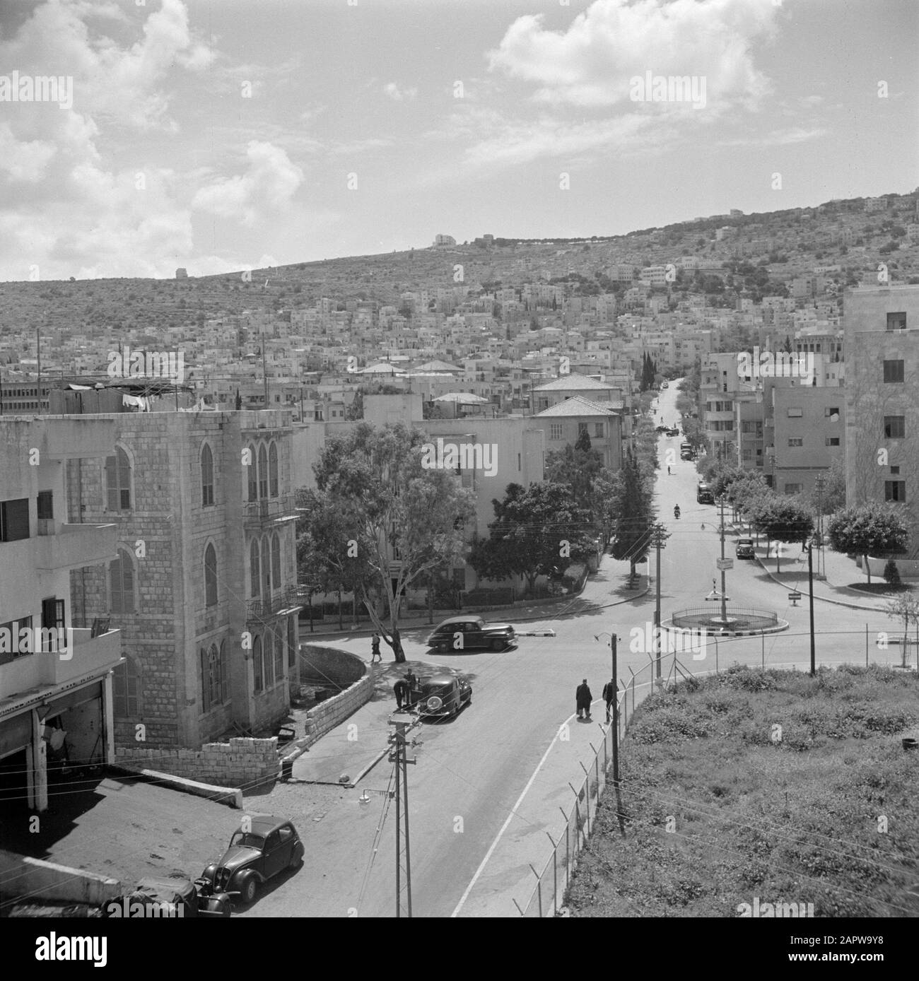 Israel 1948-1949: Haifa Crossroads in a hillside building Date: 1948 ...