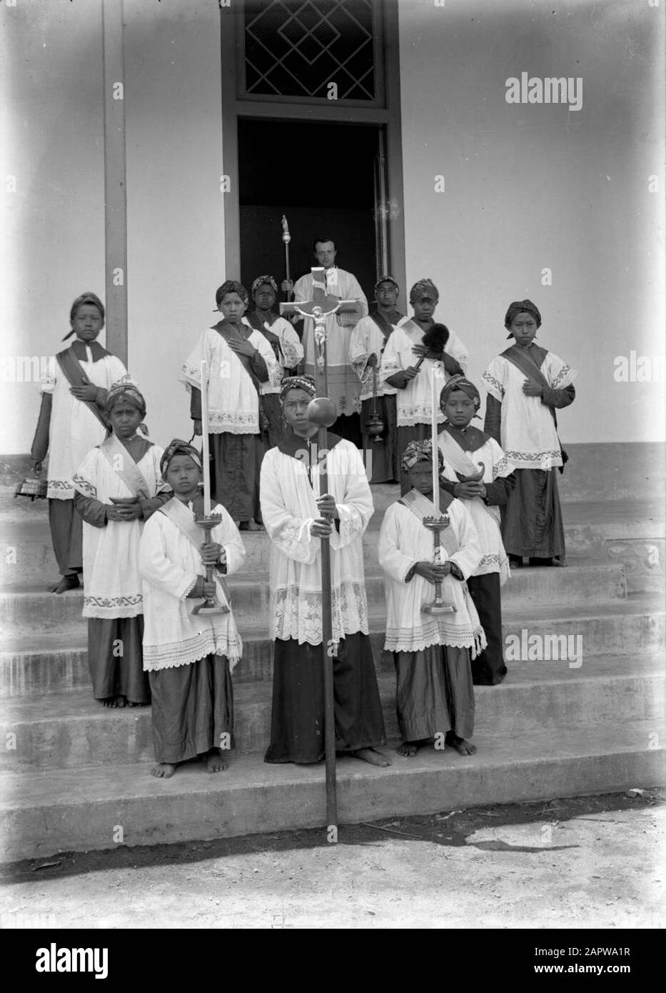 Colonial church asia Black and White Stock Photos & Images - Alamy
