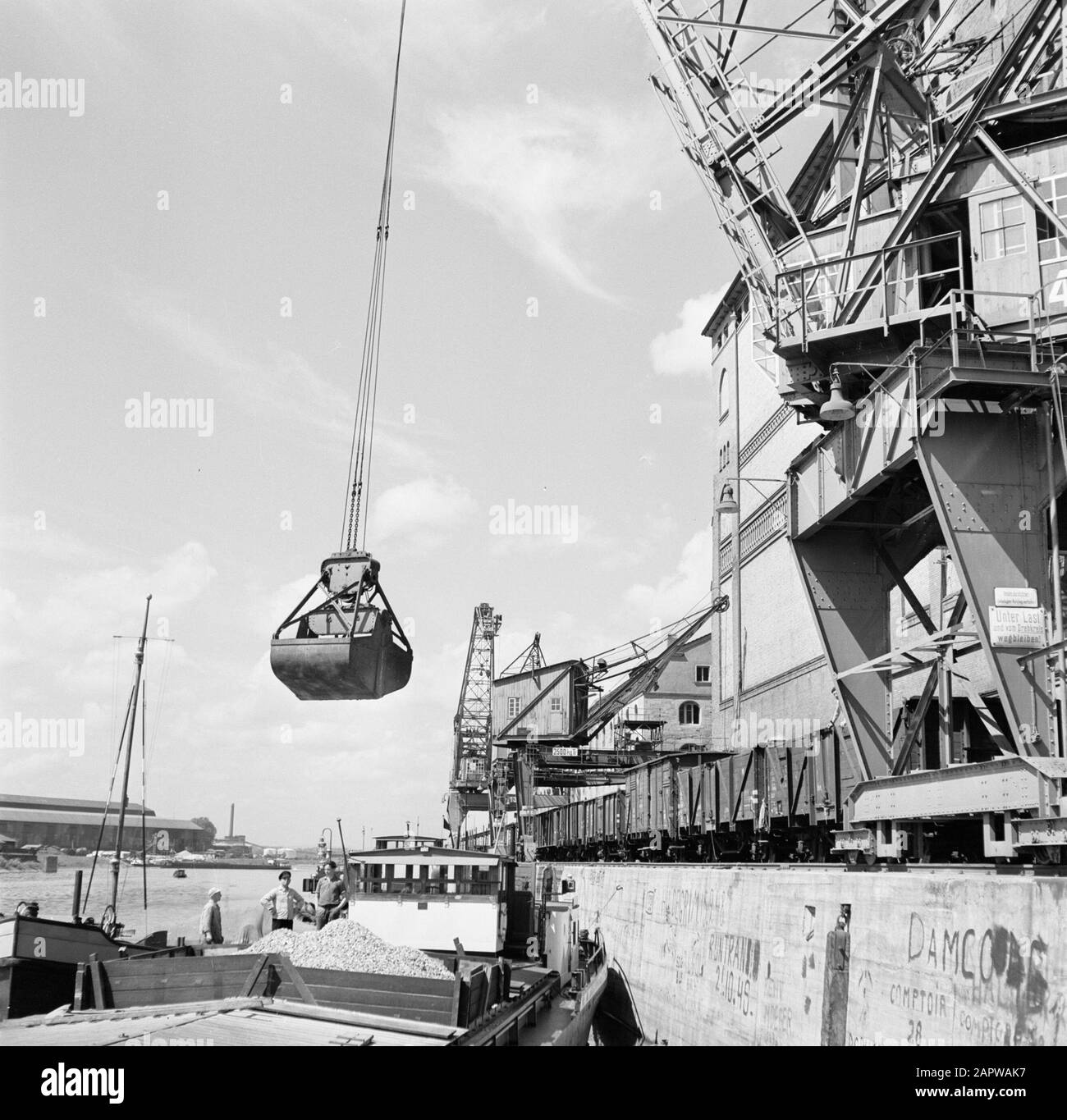 Rhine navigation, report from motor ship Damco 230: West Germany ...