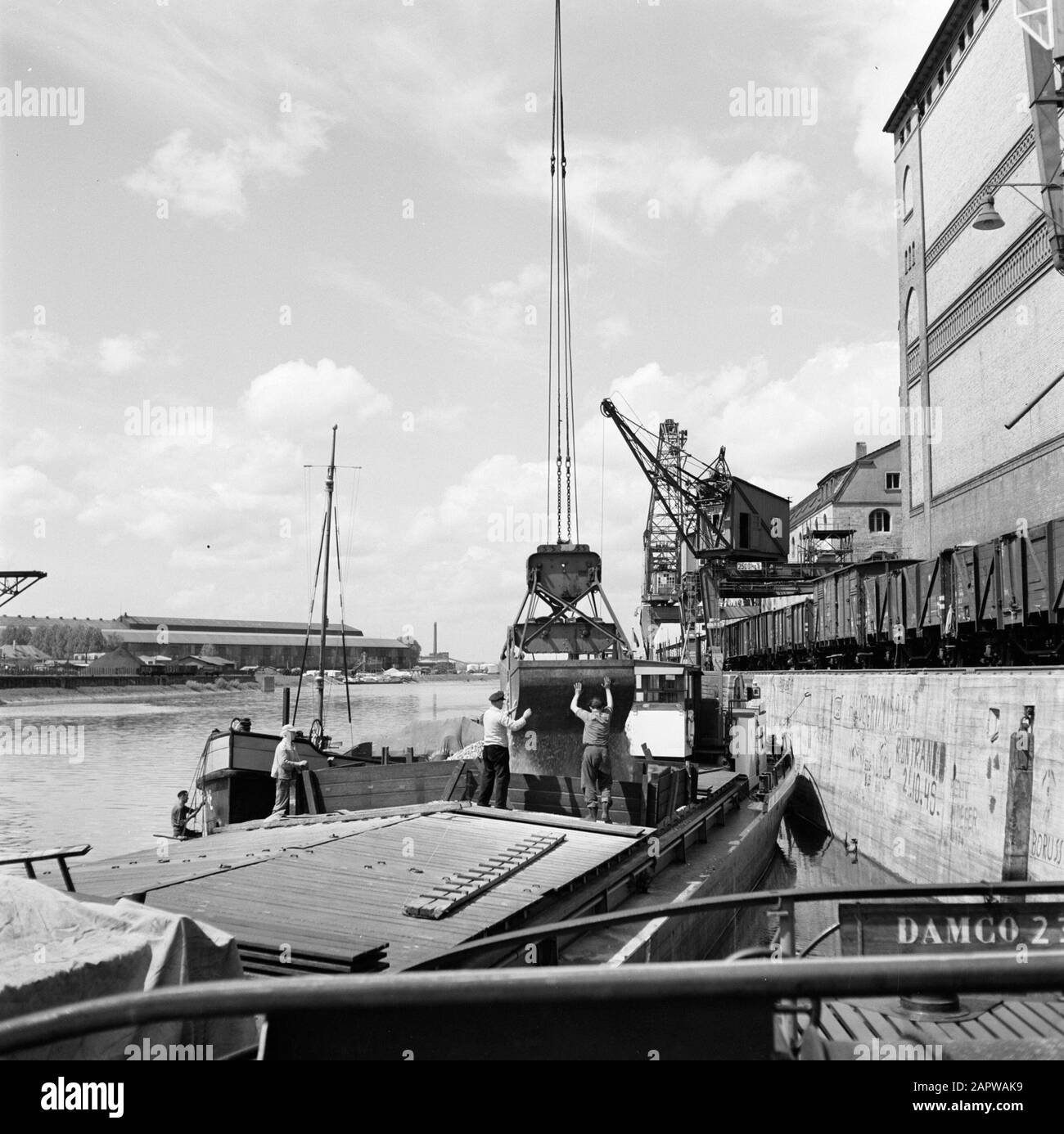 Rhine navigation, report from motor ship Damco 230: West Germany ...