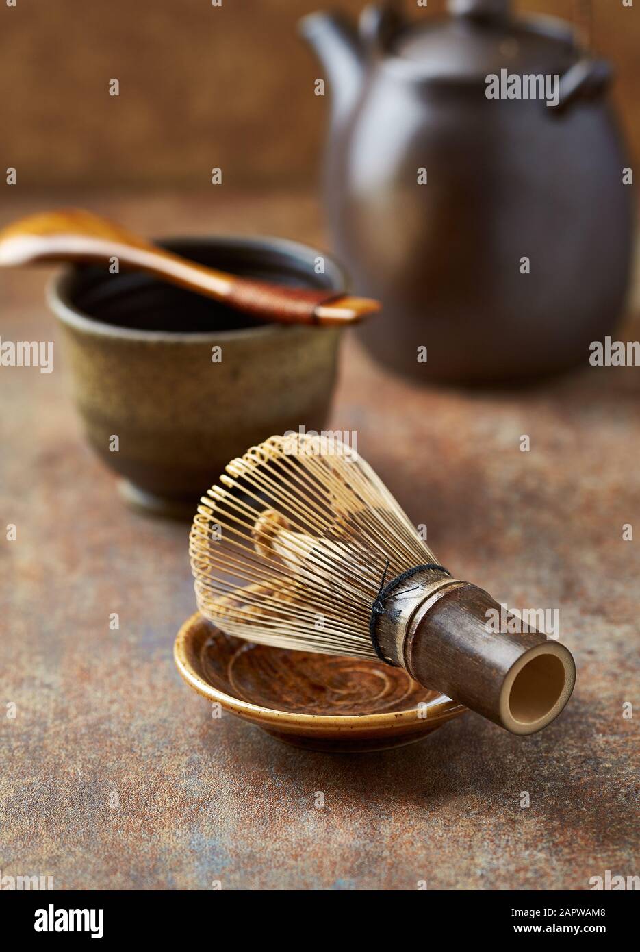 Matcha traditional ceremonial set hi-res stock photography and images ...