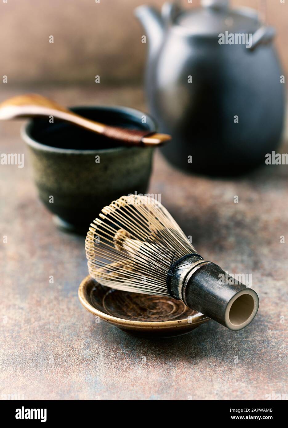 Matcha Traditional Ceremonial Set Stock Photo - Alamy