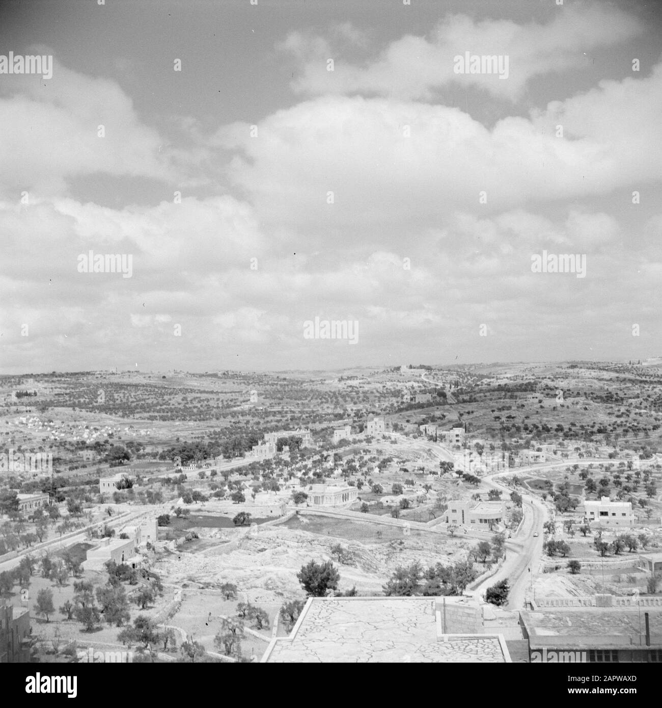Middle East 1950-1955: Jordan Landscape outside Bethlehem Annotation ...
