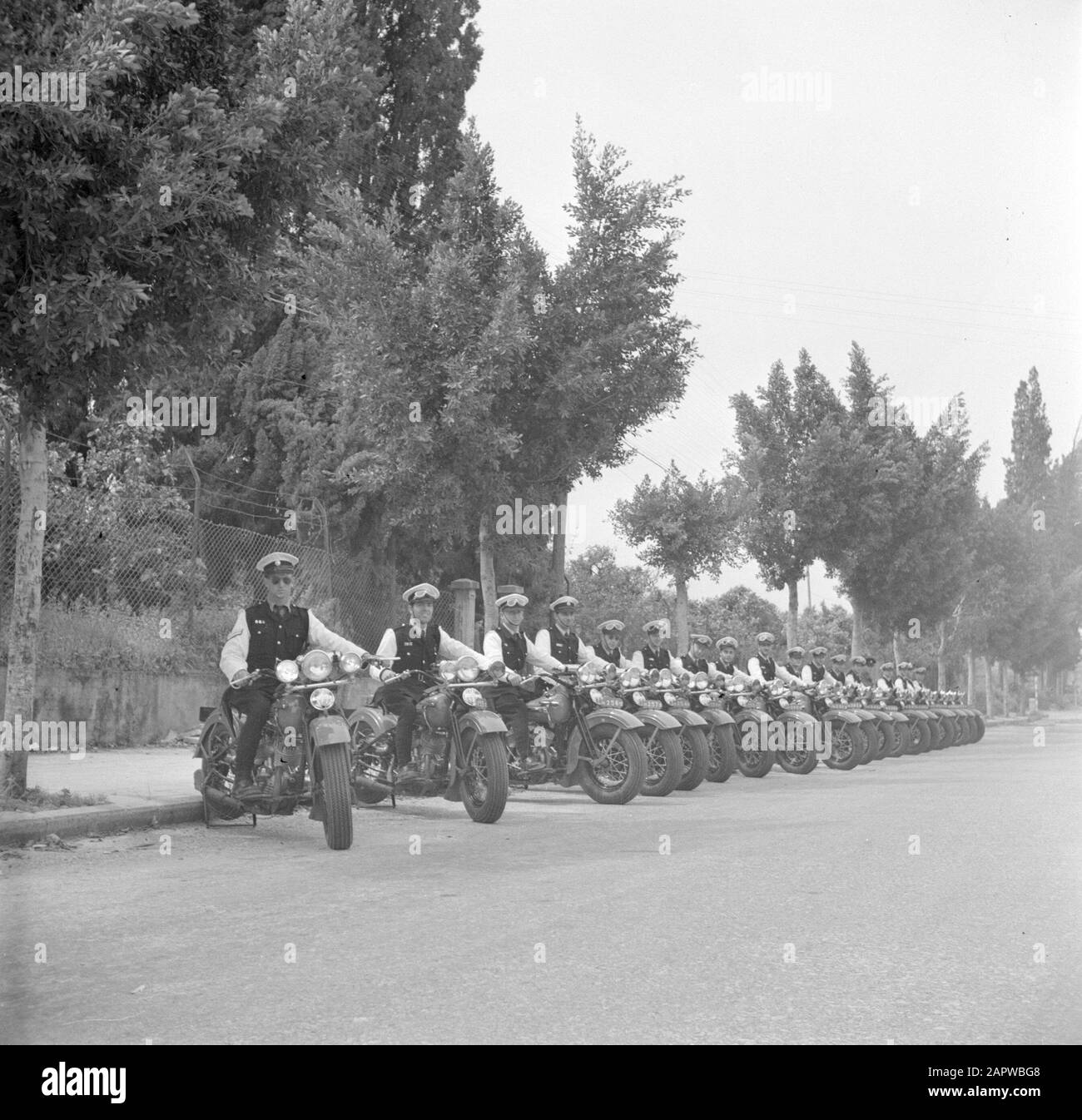 Motorcycle brigade motorcycles formation patrol hi-res stock ...