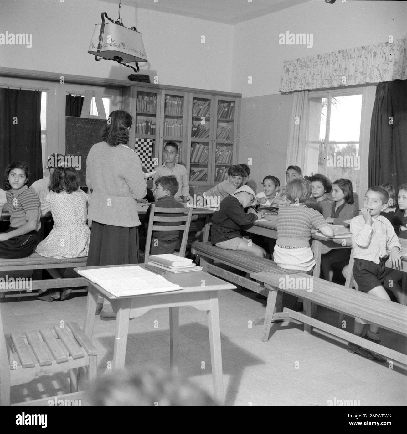 Israel school classroom Black and White Stock Photos & Images - Alamy