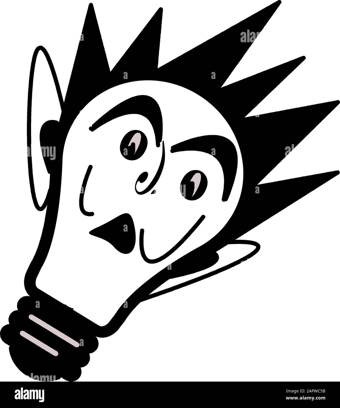 Cartoon bulb hi-res stock photography and images - Alamy