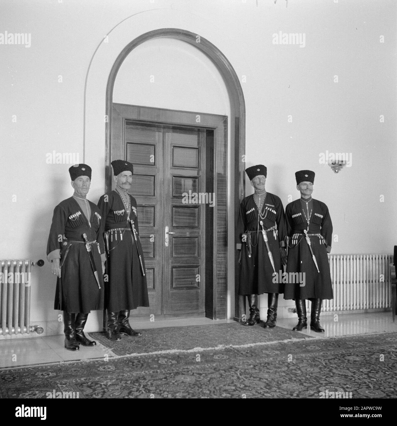 Middle East 1950-1955: Jordan - Amman Bodyguard of King Hussein in ...
