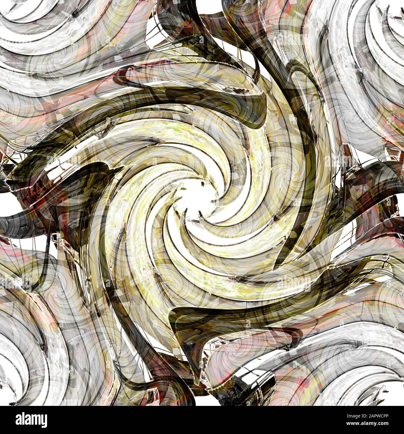 Twirl Pattern Wallpaper High Resolution Stock Photography and Images ...