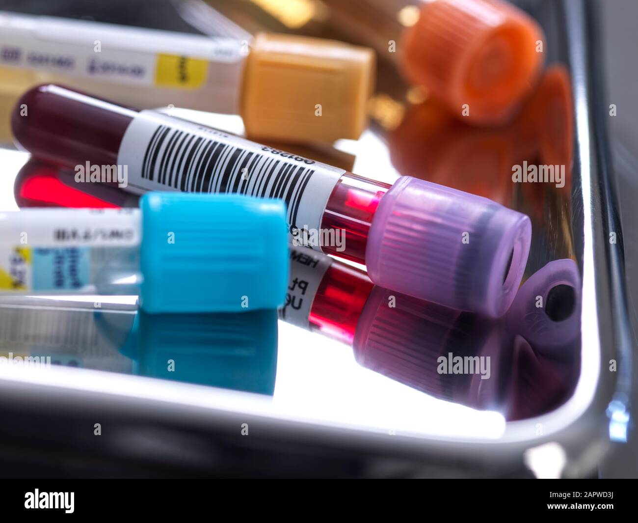 Samples for medical screening Stock Photo - Alamy