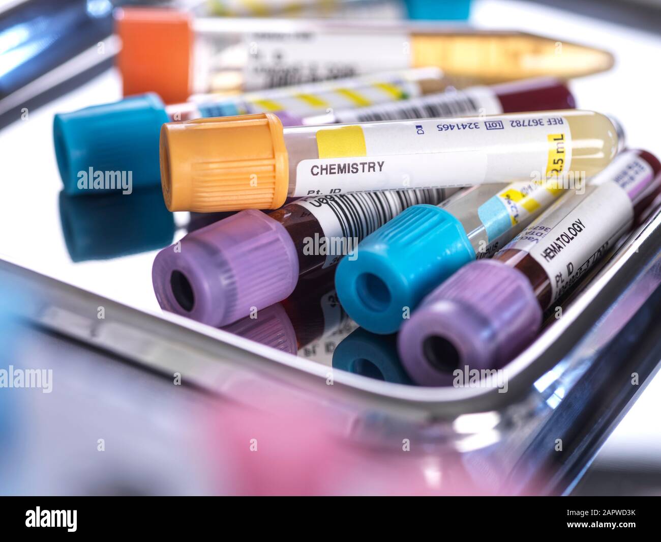 Samples for medical screening Stock Photo - Alamy