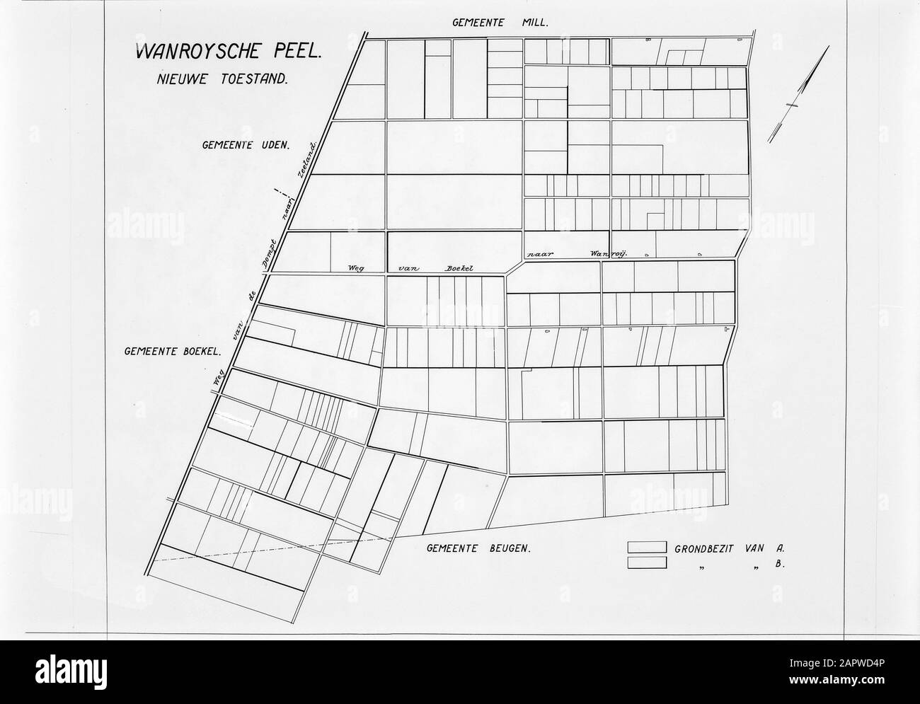 Land plots, overview maps Date: undated Location: Noord-Brabant ...