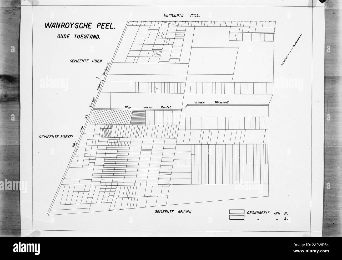 Land plots, overview maps Date: undated Location: Noord-Brabant ...
