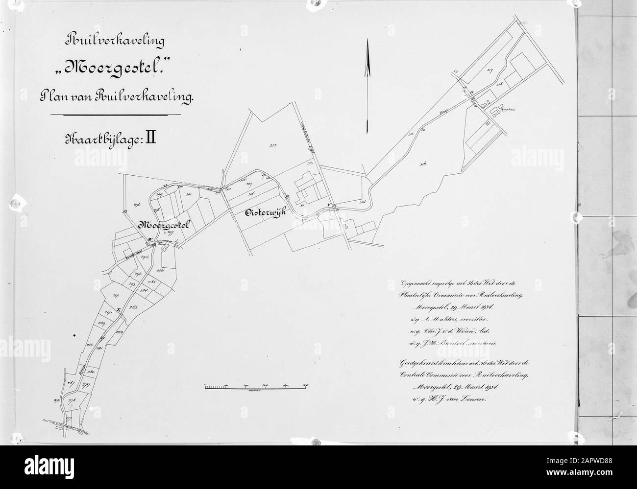 Land plots, overview maps Date: undated Location: Moergestel Keywords ...