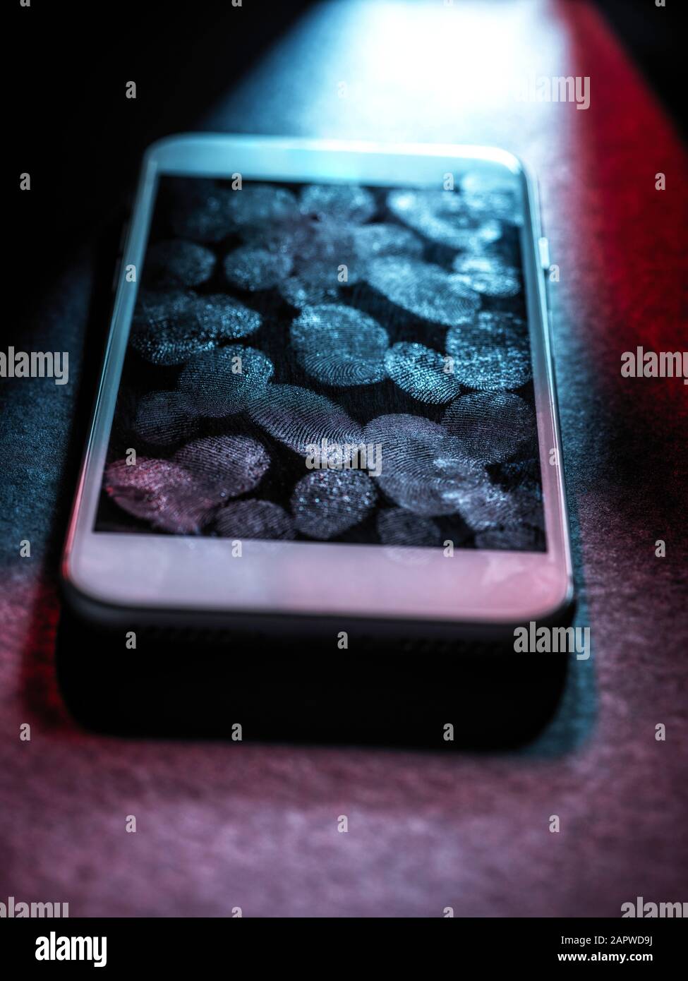 Mobile phone security, conceptual image Stock Photo - Alamy