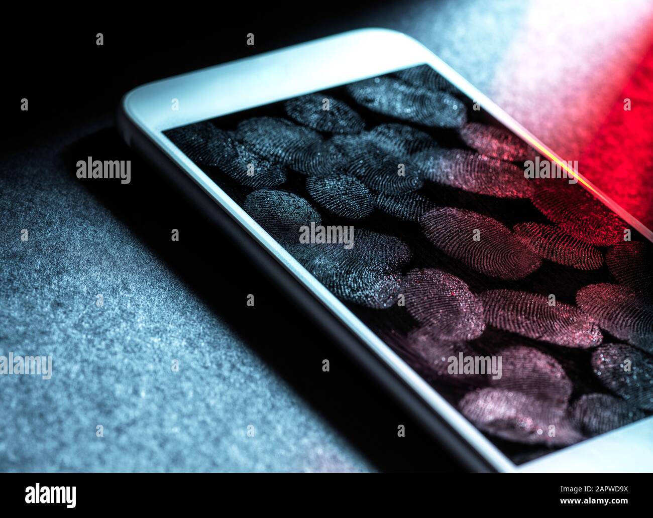 Mobile phone security, conceptual image Stock Photo - Alamy