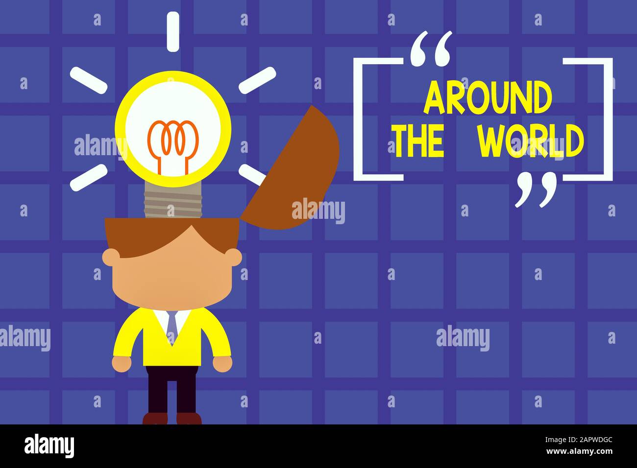 Handwriting text writing Around The World. Conceptual photo saying that ...