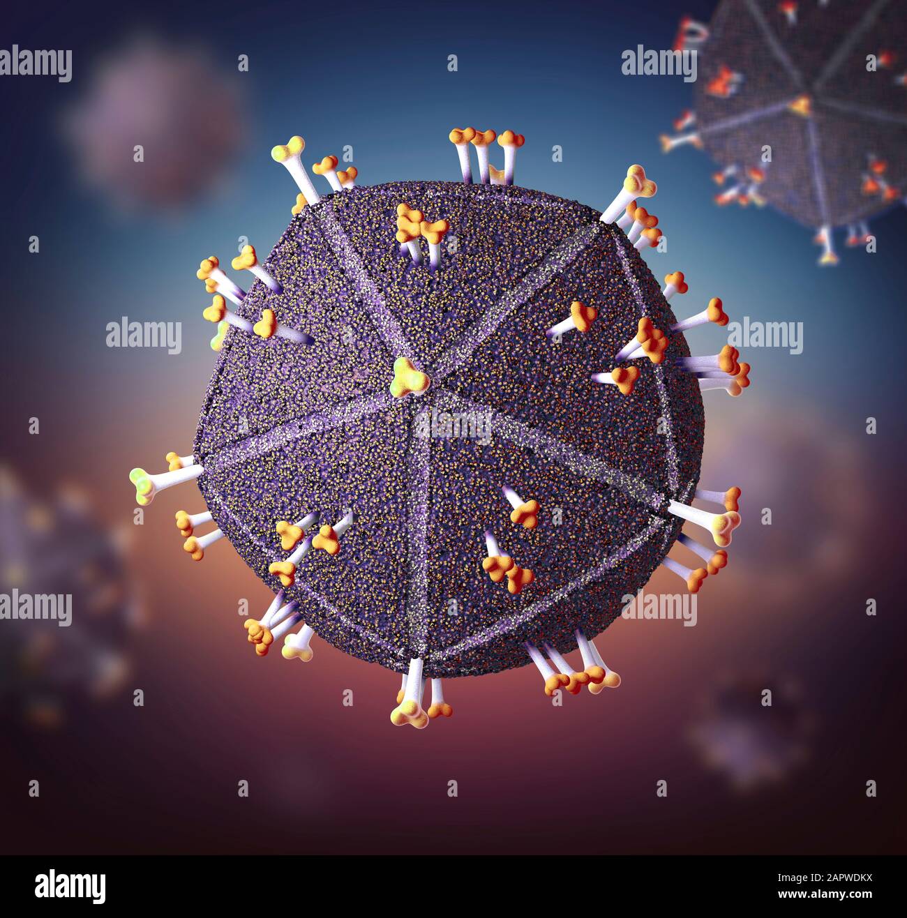 Human Immunodeficiency Virus, illustration Stock Photo - Alamy